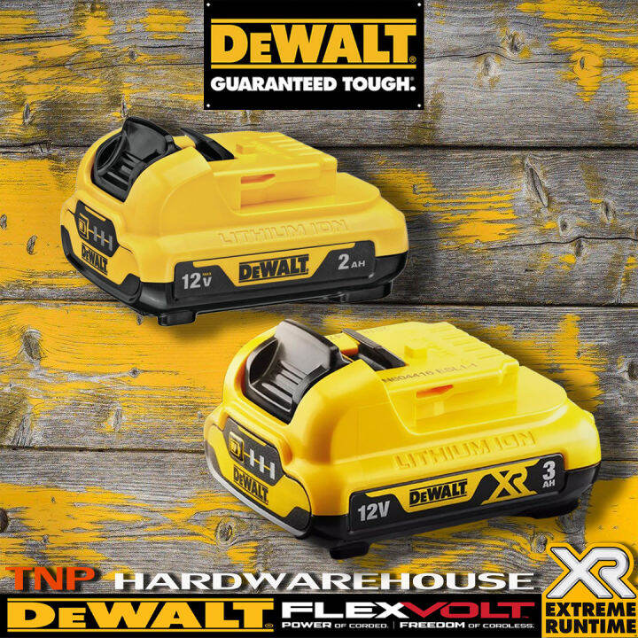 DEWALT แบตเตอรี่ Lithium-ion 12V 2.0Ah,3.0Ah รุ่น DCB127,DCB124 รับ ...
