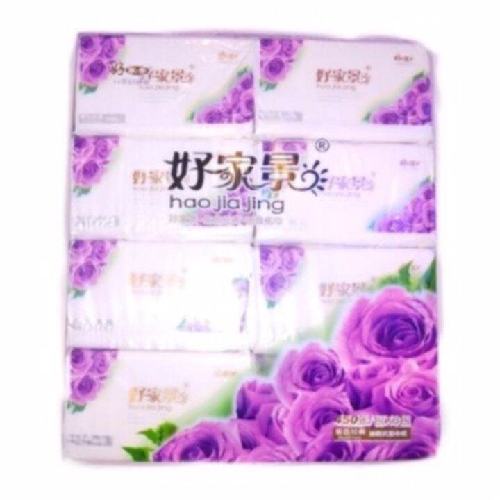 SHUTA Facial Tissue HAOJIAJING 450 Sheet 8Pcs/Pack Cleaning Tissue ...