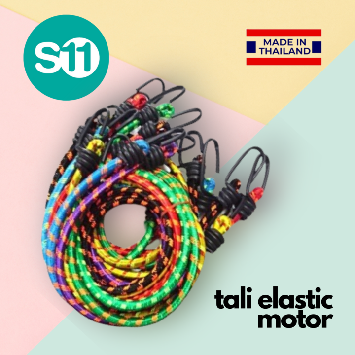 1.2M Elastic Bike Rope / Tali Getah dgn cangkuk | Lazada