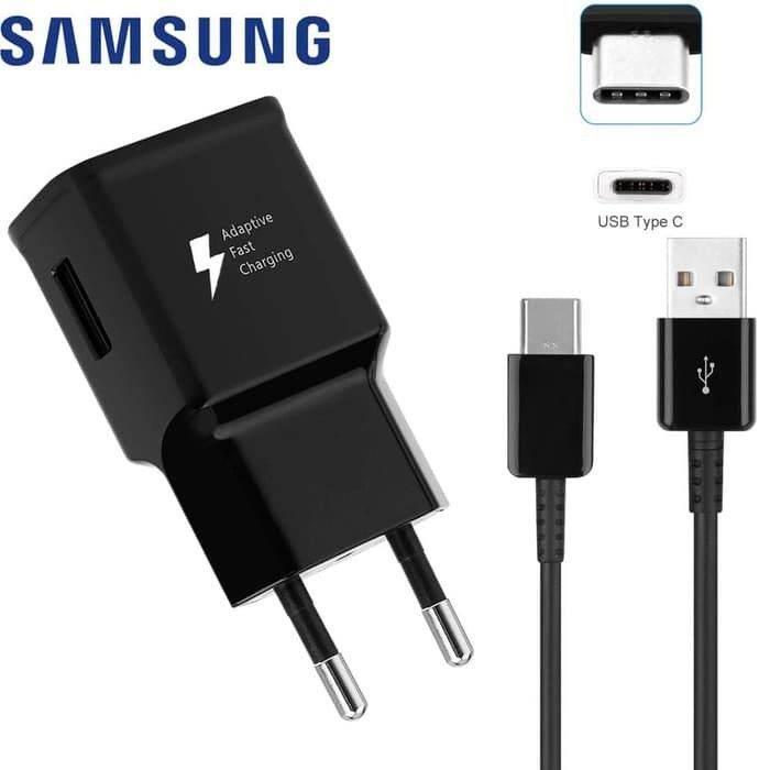 Charger Samsung Fast Charging 15W Type-C for Samsung S8 / S8plus Note 8 ...