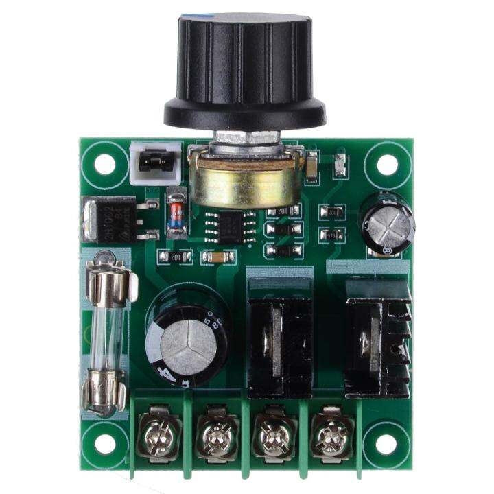 idealhere New 12V-40V 10A PWM DC Motor Speed Controller Dimmer Voltage Regulator with Knob ...