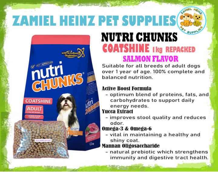 NUTRI CHUNKS for Adult Dogs | COATSHINE 1kg | Lazada PH