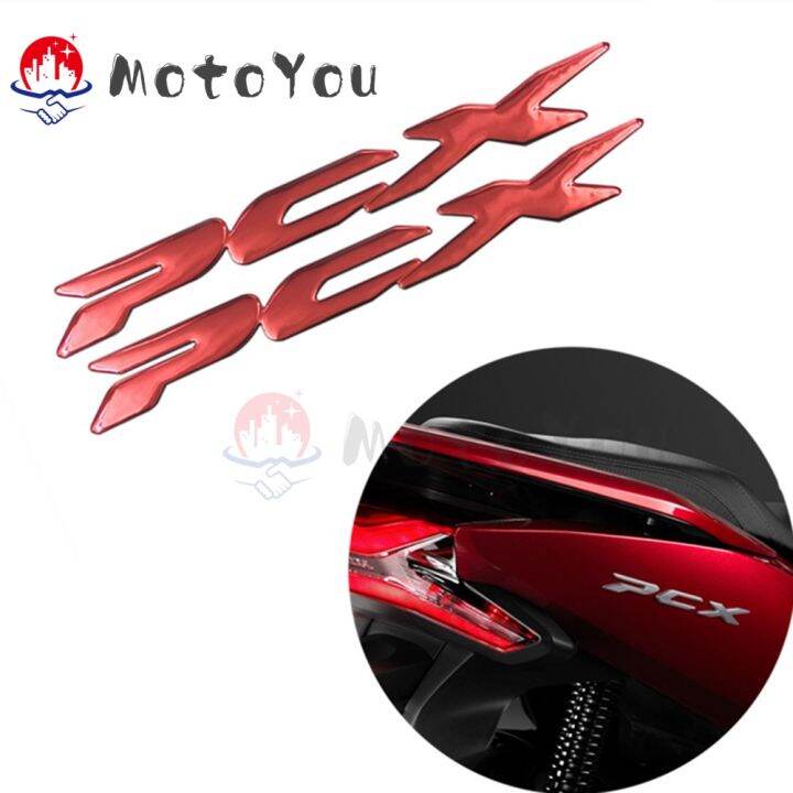 Motorcycle 3D Emblem Badge Decal Tank Wheel PCX Sticker For For Honda ...