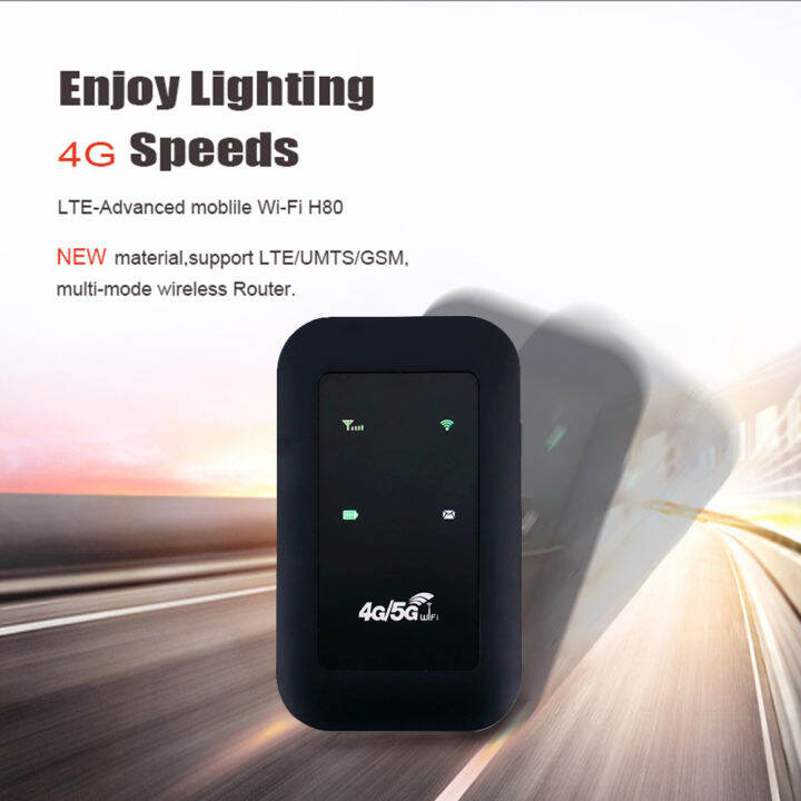 Pocket Wifi Router 4G LTE Repeater Car Mobile Wifi Hotspot Wireless Broadband Mifi Modem Router ...