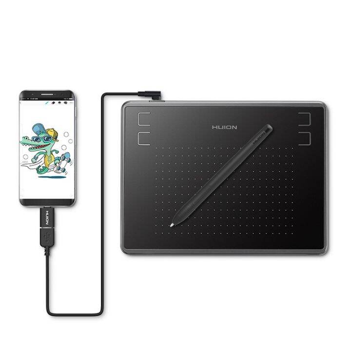 Huion H420 H430P Graphics Drawing Tablet ชุดแผ่นกระดานแท็บเล็ต พร้อมปาก ...