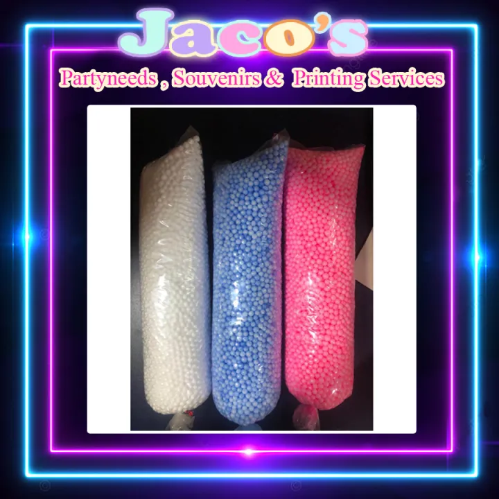 Styro balls for souvenirs slime mini foam balls DIY Styro foam balls ...