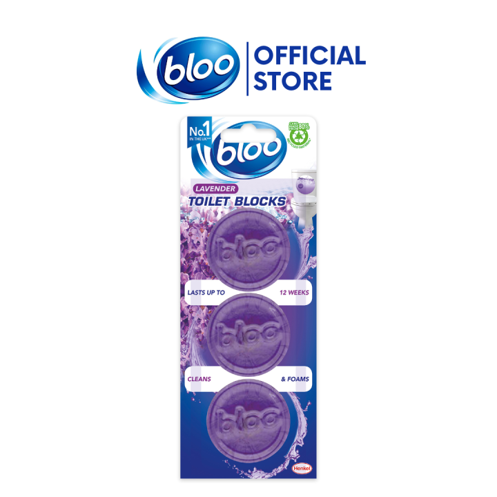 Bloo In Cistern Blocks Violet Long Lasting Anti-Limescale Cleaning ...