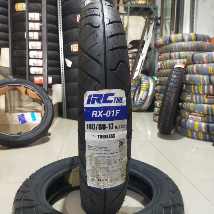 Ban Motor IRC RX 01 F ( RX01F ) 100/80-17 Tubeless Ban motor ring 17 | Lazada Indonesia
