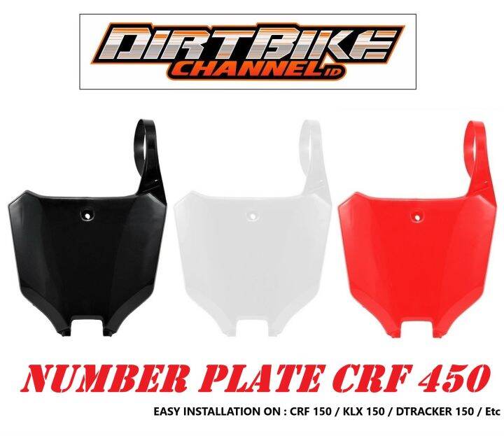 Papan Nomor CRF 450 PNP CRF 150 KLX Dtracker 150 | Lazada Indonesia