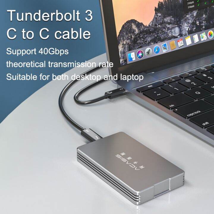 Acasis Thunderbolt 3 SSD Case HD Mobile Enclosure M.2 NVME Solid State ...