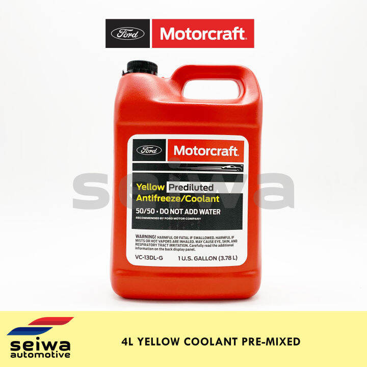 [Yellow] Ford 4L Anti-Freeze Coolant - Genuine Motorcraft Auto Parts | Lazada PH