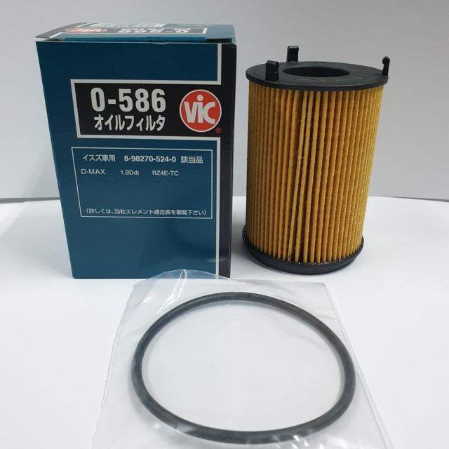 Vic Oil Filter O-586 Isuzu Dmax/ Mux/ RZ4E 1.9 Ddi 2018-2020 (O586 ...