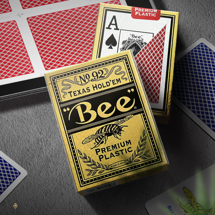 Bee Jumbo Index Premium Plastic Poker Size Playing Cards | Lazada