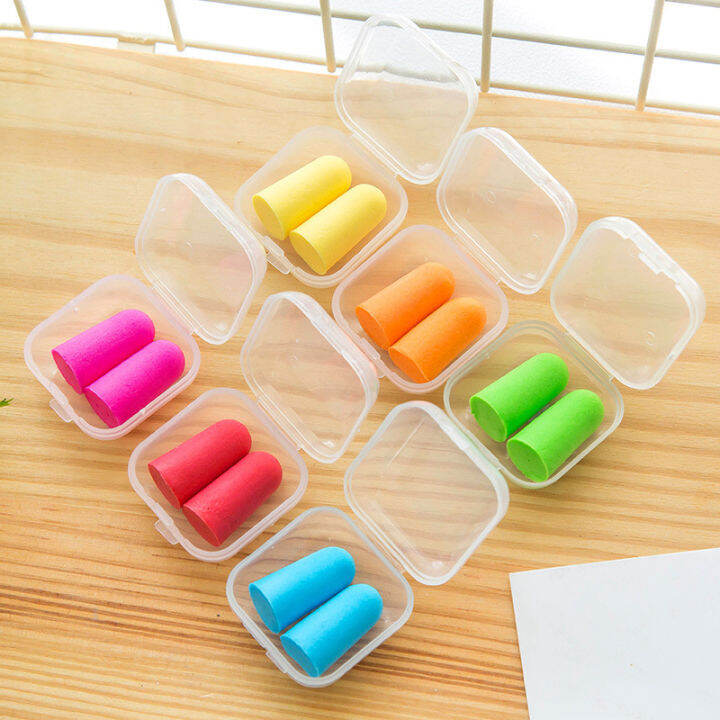 🔥B.two👍 Soft Sponge Ear Plugs Sound Insulation Anti-noise Earplugs with ...