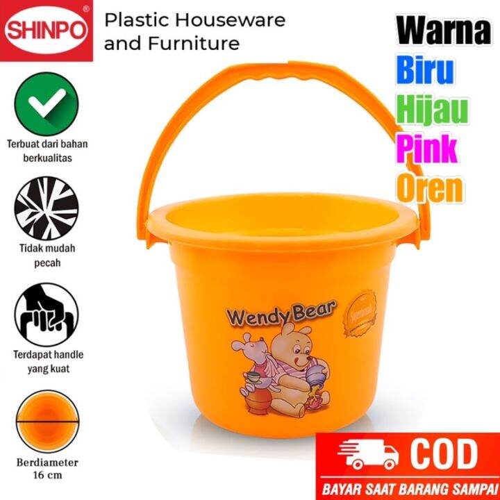 Ember Kecil Shinpo SIP 105 1.5 Liter Ember Plastik Serbaguna Ember ...