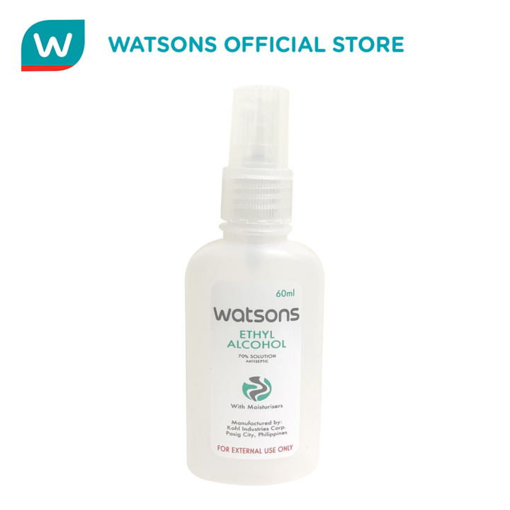 WATSONS ETHYL ALCOHOL 60ML SPRAY | Lazada PH