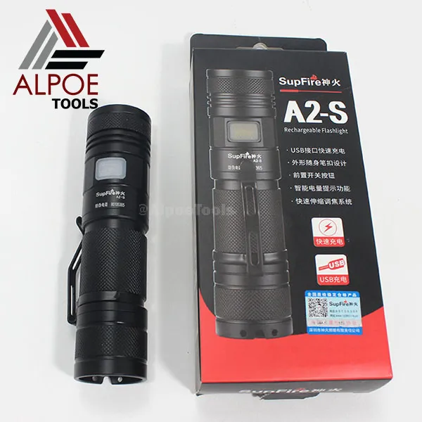 ไฟฉาย Supfire / Superfire ของแท้ ไฟแรงสูง รุ่น A2-S | Lazada.co.th