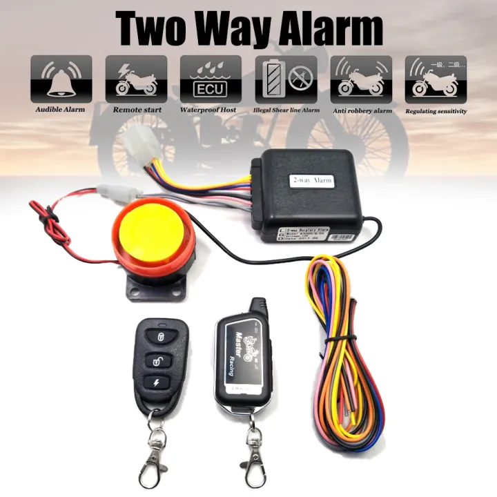 2 WAY ALARM FOR MOTORCYCLE | Lazada PH