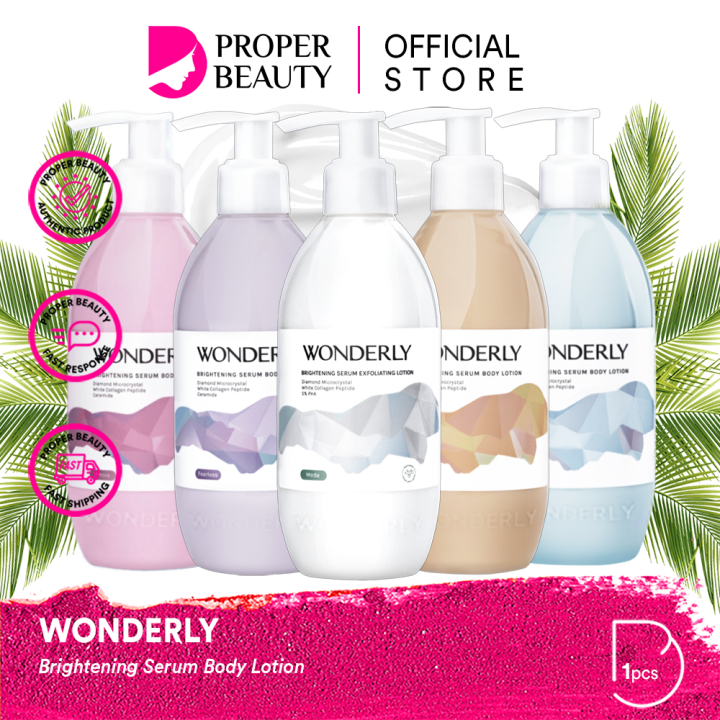 WONDERLY Brightening Serum Body Lotion Indonesia / Diamond Microcrystal ...