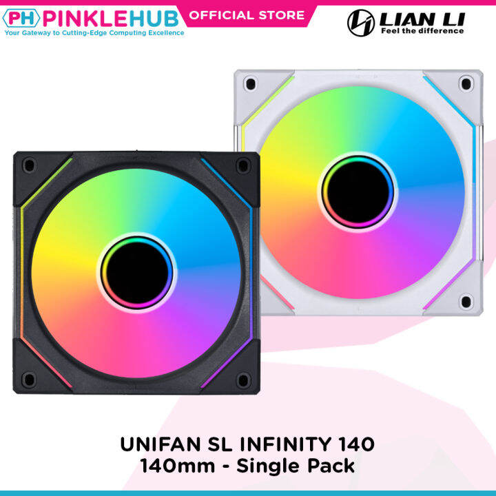 Pinklehub | Lian Li SL Infinity 140 Single Pack Infinity Mirror ARGB ...