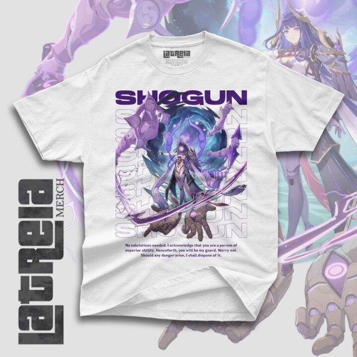 Genshin Impact Shirts Latreia Merch | Lazada PH
