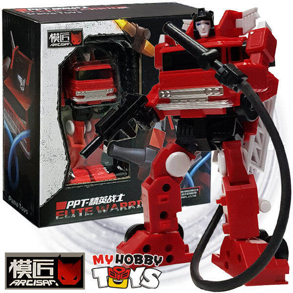 PaPa Toys Transformable Robot - PPT-02 Fire Engine ( Small Scale ...
