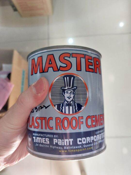 Master Plastic Roof Cement 950grams (Asphalt Compound) | Lazada PH
