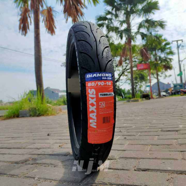 Ban Maxxis Diamond 80/90-14 Tubeless Matic Free Pentil ban Diamond ...