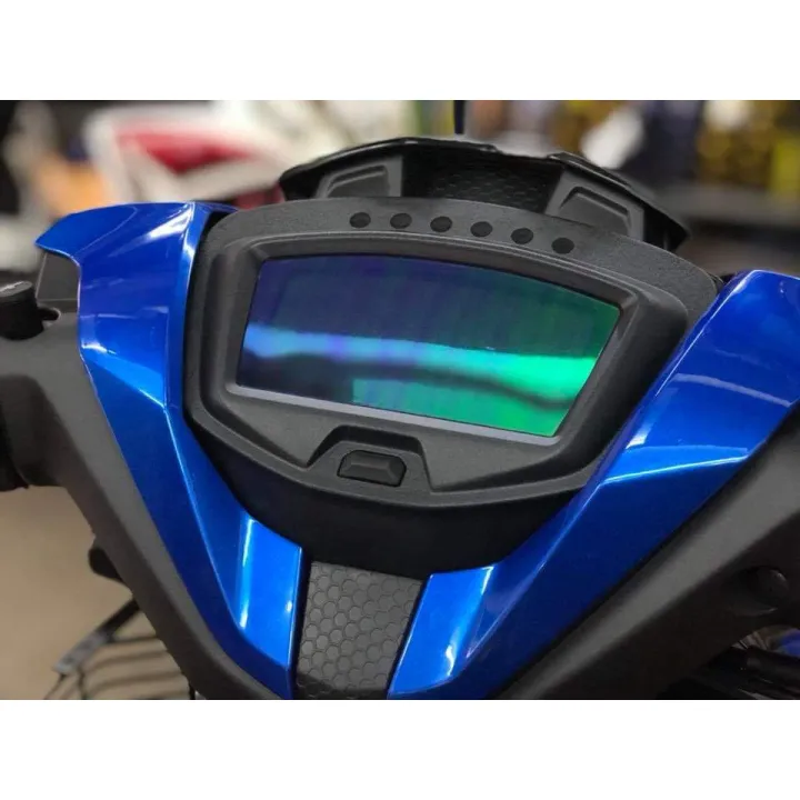 YAMAHA Y15ZR V2 YSUKU METER TINTED SMOKE RAINBOW BLUE RAINBOW WHITE TITANIUM READY STOCK | Lazada