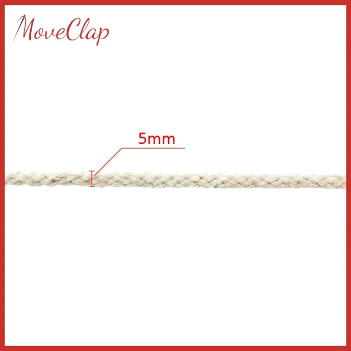 [Activity Price] Natural 100 Cotton ided Cord Rope Craft Macrame ...