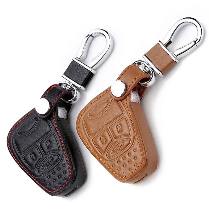 【HOT】 Leather Key Cases Fob Cover For Fiat Dodge Charger Dart ...