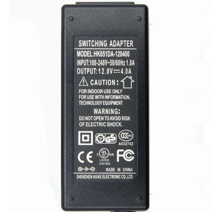 12v4a Power Adapter Aoc Lenovo Lcd Monitor Power Cord 4 2a3 53a