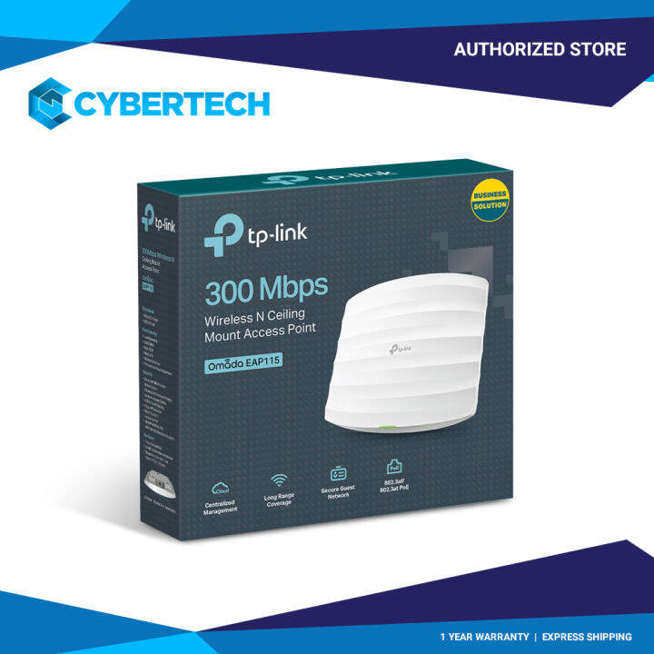TP-Link EAP115 300Mbps Wireless N Ceiling Mount Access Point | Lazada PH