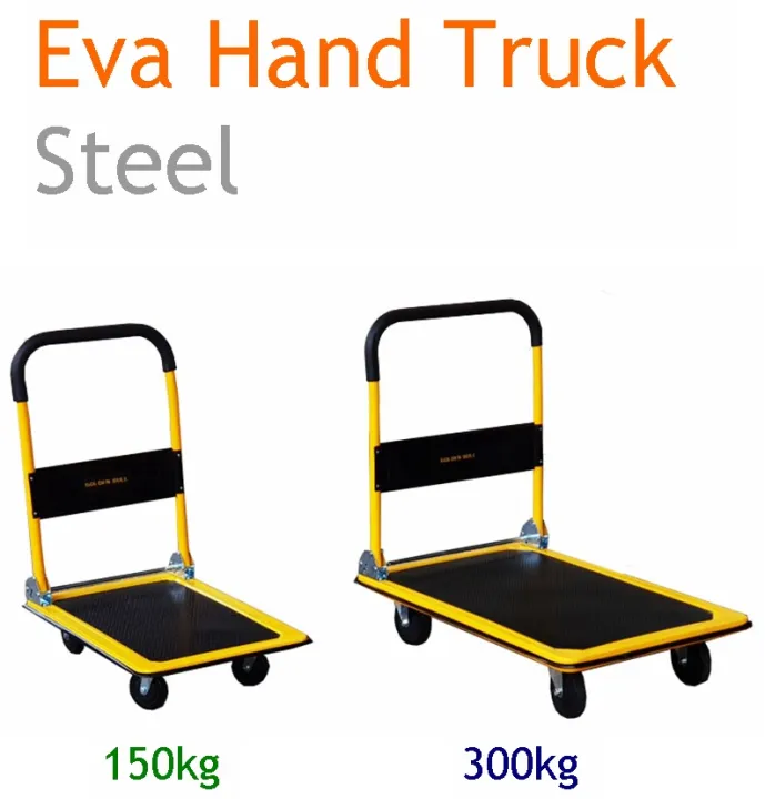Trolley Portable 150KG/300KG Hand Truck Iron Foldable Small Trolley ...