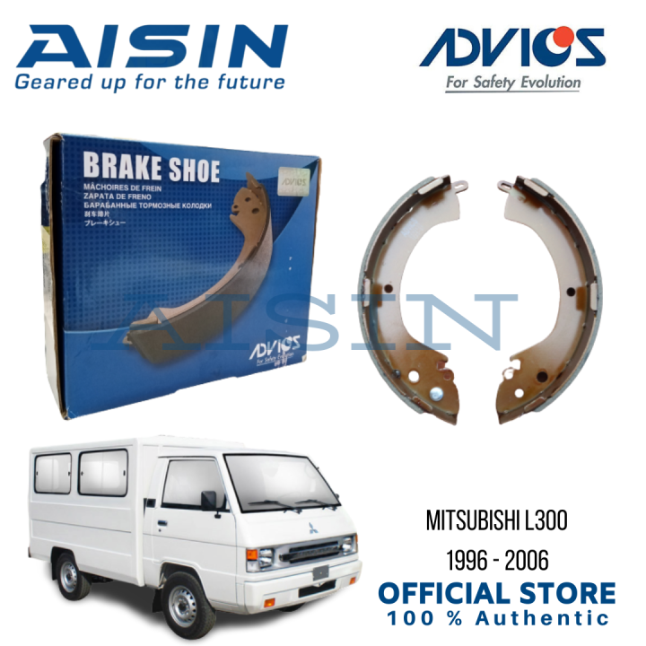 AISIN / ADVICS Brake Shoe Assembly for MITSUBISHI L300 1996-2006 (BS ...