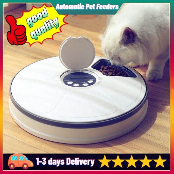 Automatic Pet Feeders Bowl Screen Timer Dog Dispenser | Lazada PH