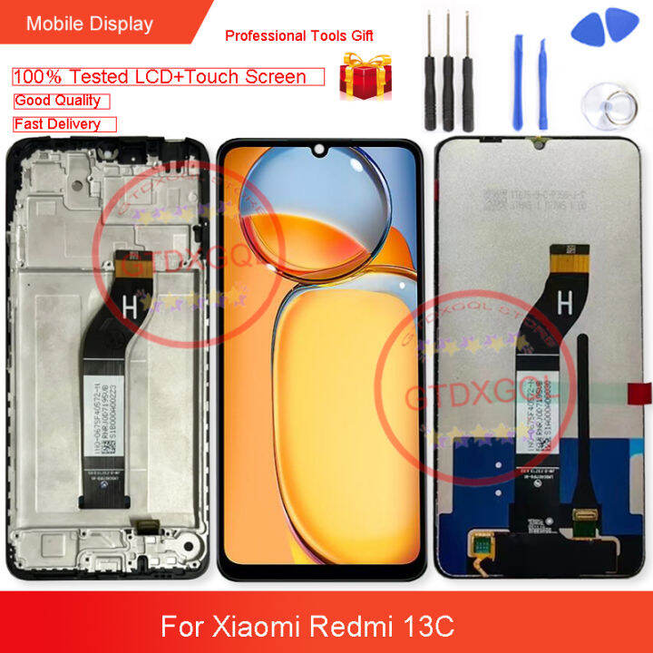 6.74 inches Original NEW For Xiaomi Redmi 13C LCD Display Touch Panel ...