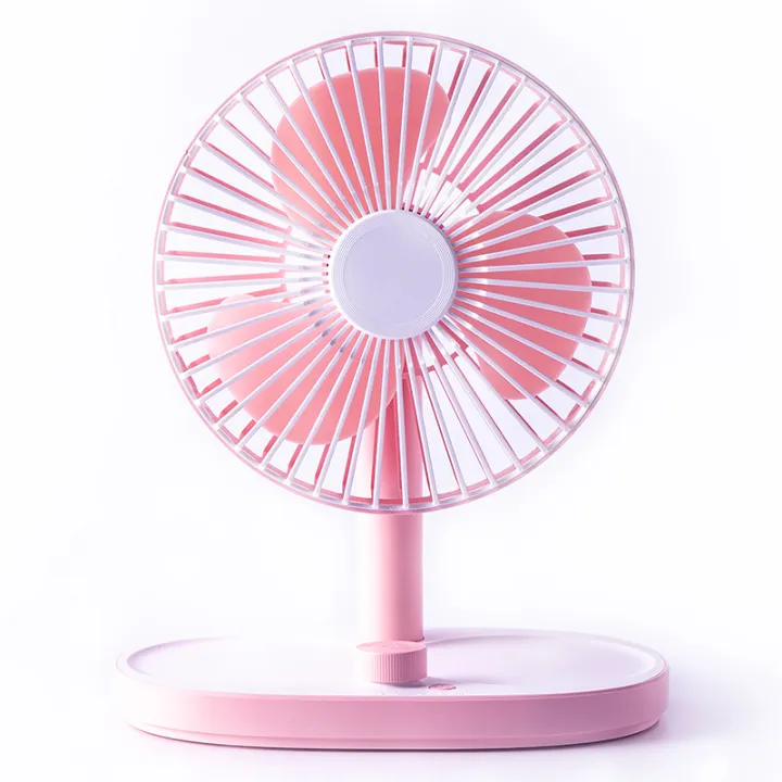 Portable Mini USB Charging Fan Desktop Standing Adjustable Electric Fan ...