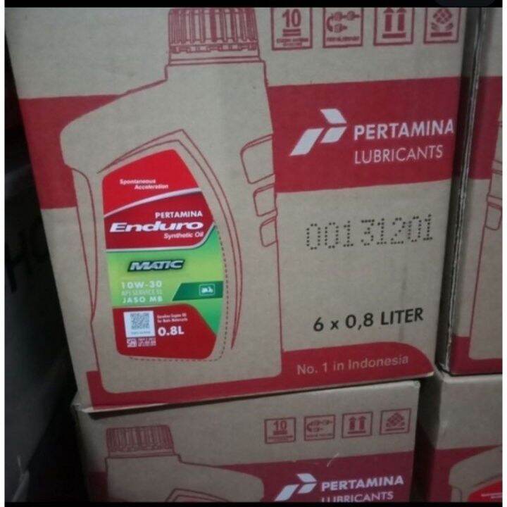 OLI PERTAMINA ENDURO MATIC 800ml HARGA GROSIR 1 DUS ISI 6 BOTOL ...