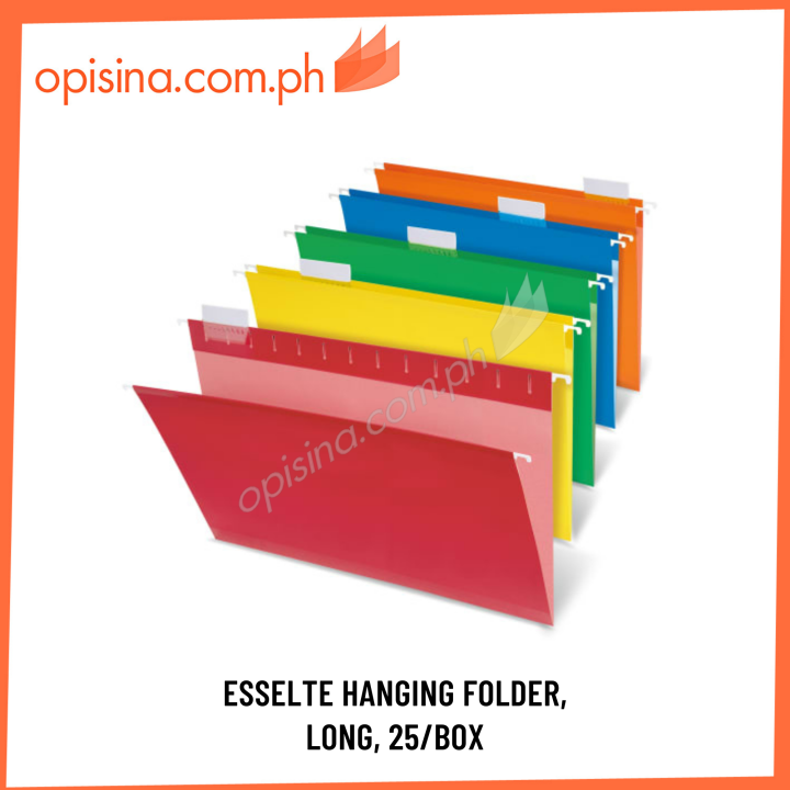 Esselte Hanging File Folders, Legal Size, 1/5-Cut Tab, 25/Box | Lazada PH