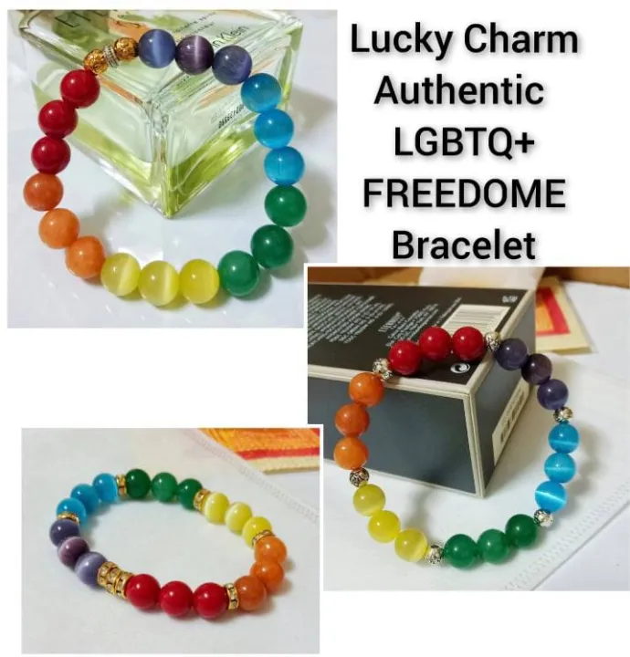 Lucky Charm Authentic LGBTQ+ Freedom and Respect Bracelet | Lazada PH