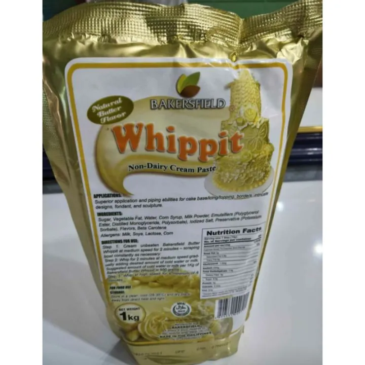 butter flavor whippit non-dairy cream paste 1kg | Lazada PH