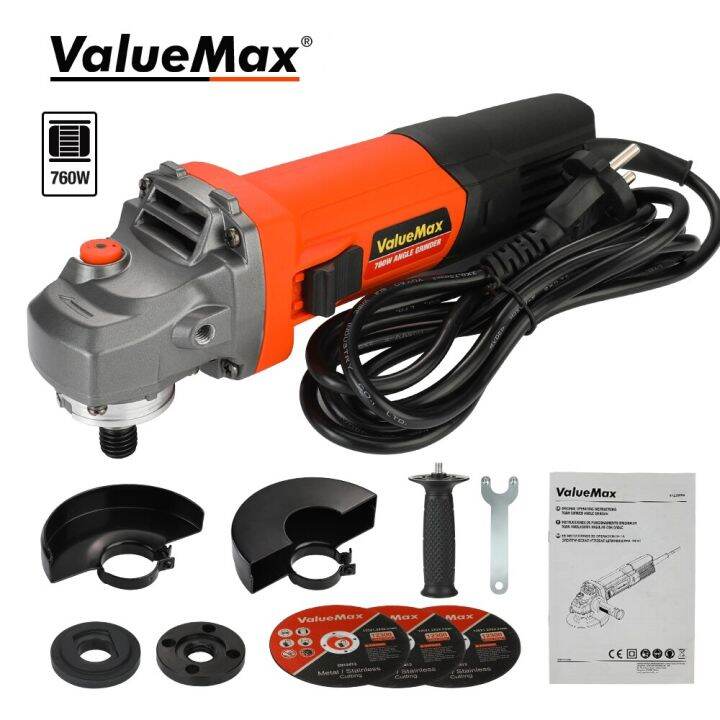 Valuemax 760W Corded Angle Grinder Grinding/Cutting Machine Powerful ...