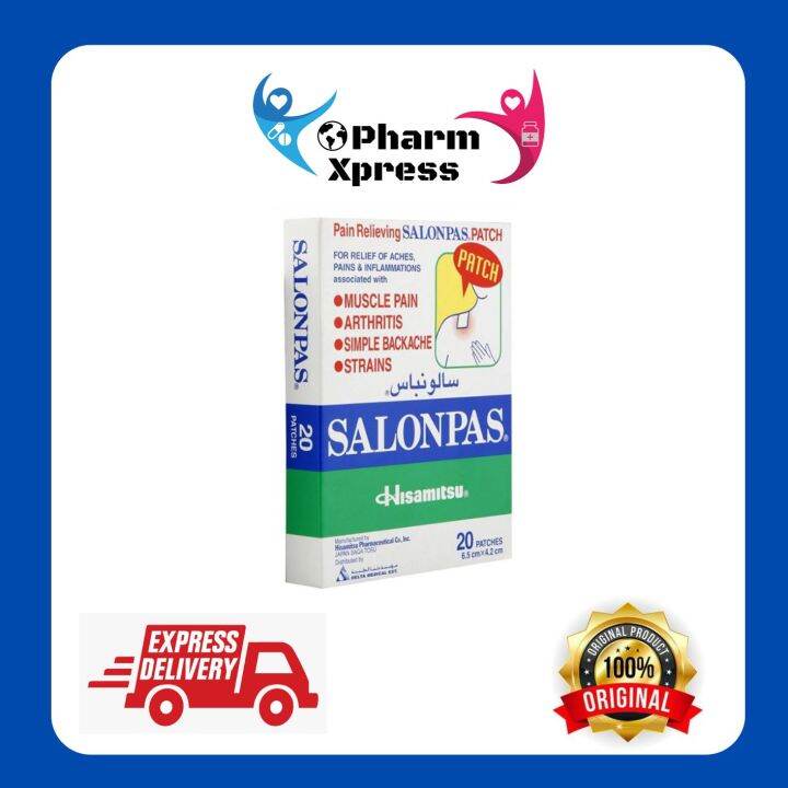 Salonpas Patch 6.5cmx4.2cm (20's) | Lazada