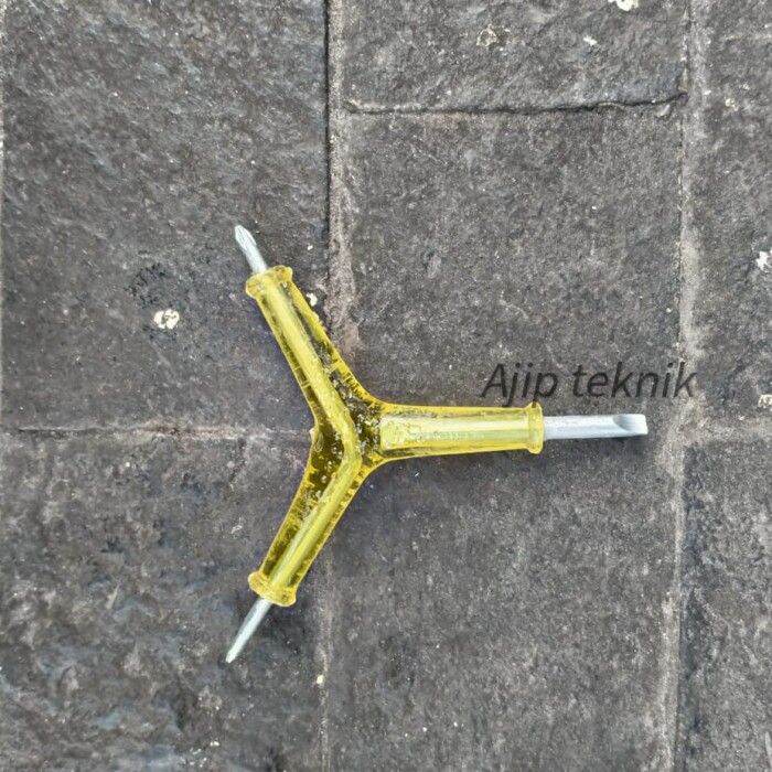 Obeng 3in1 obeng multifungsi model Y kuning - Besar | Lazada Indonesia