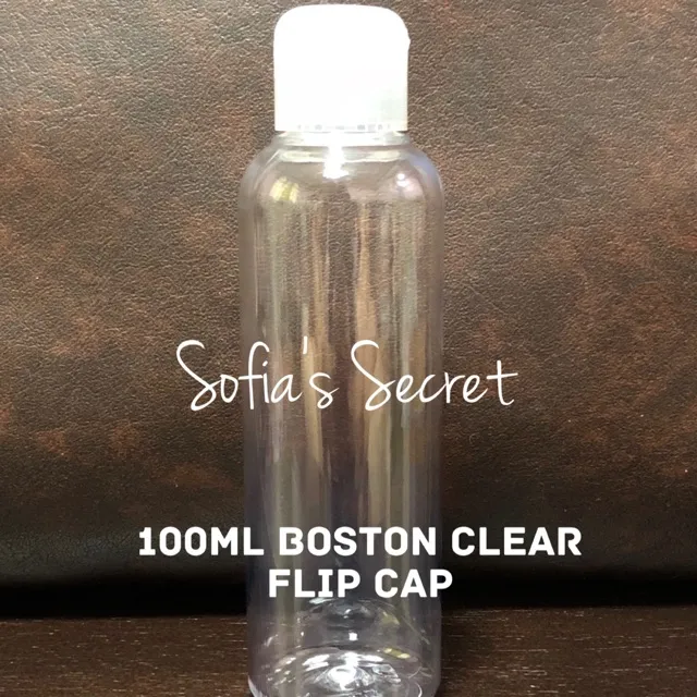 100ml Boston Clear Flip Cap | Lazada PH