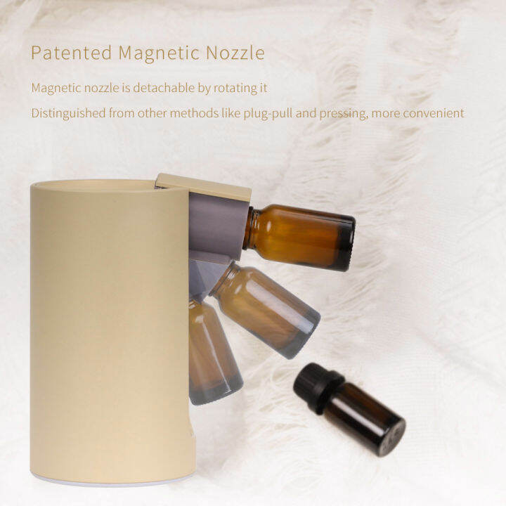 Scent Diffuser Essential Oil magnet nozzle usb LED portable aroma waterless difusor | Lazada.co.th