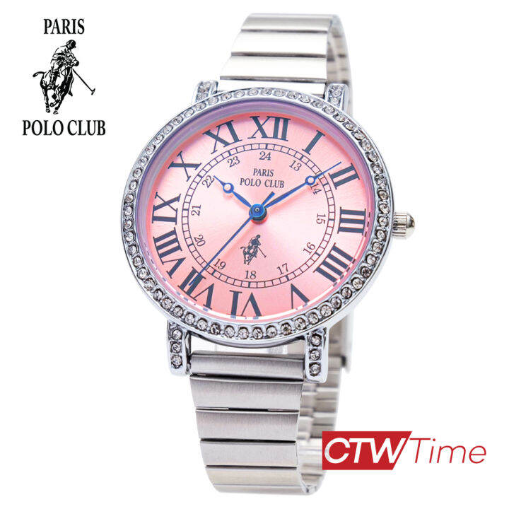 Paris Polo Club นาฬิกาข้อมือผู้หญิง สายสแตนเลสรุ่น 3PP-2111846L ...