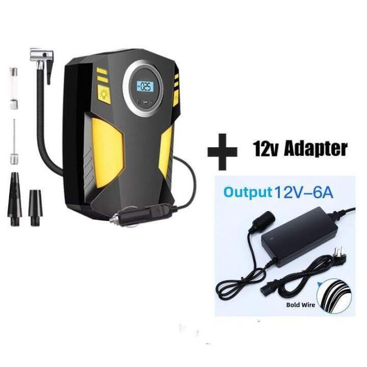 SUITU Air Compressor Portable 12V Car inflator 100PSI Air Compressor Digital Display intelligent ...