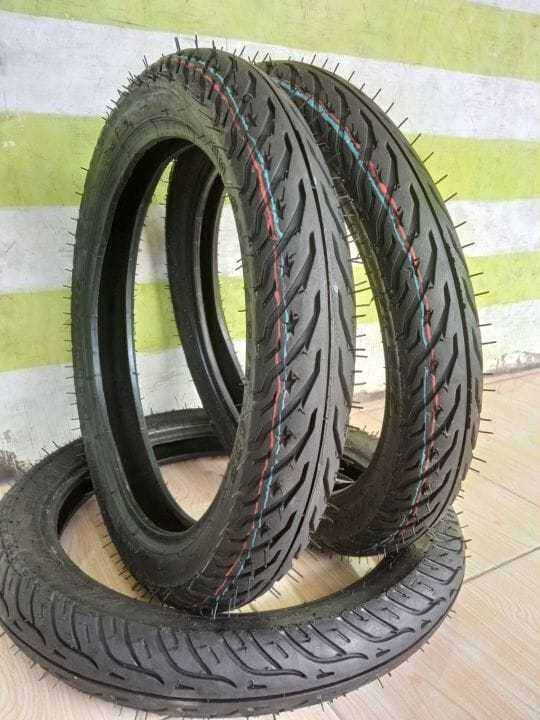 ban motor metik press sepasang depan belakang ukuran 80/90-14 dan 90/90-14 | Lazada Indonesia